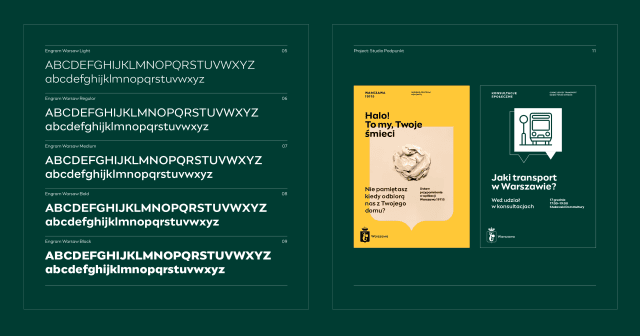 Warszawa - Case Study - Capitalics Warsaw Type Foundry